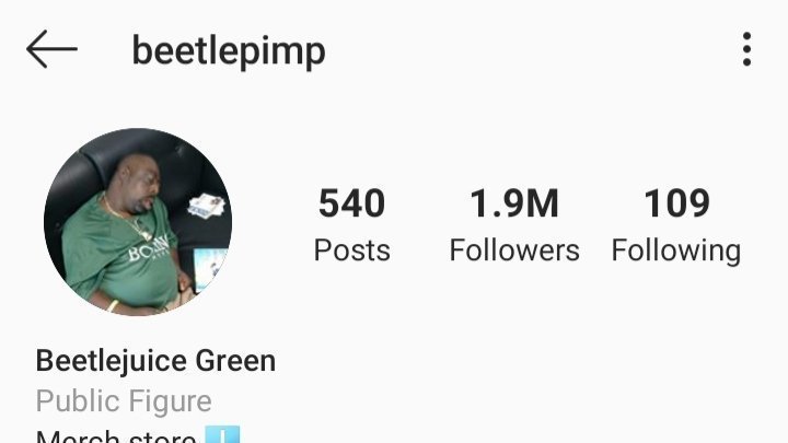 Petition · Get Lester Green (@beetlepimp) verified on Instagram ...