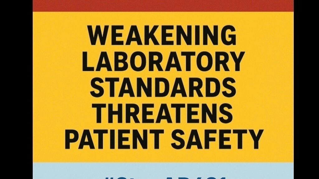 Petition · STOP AB 481: Protect Patient Safety and Laboratory Standards ...