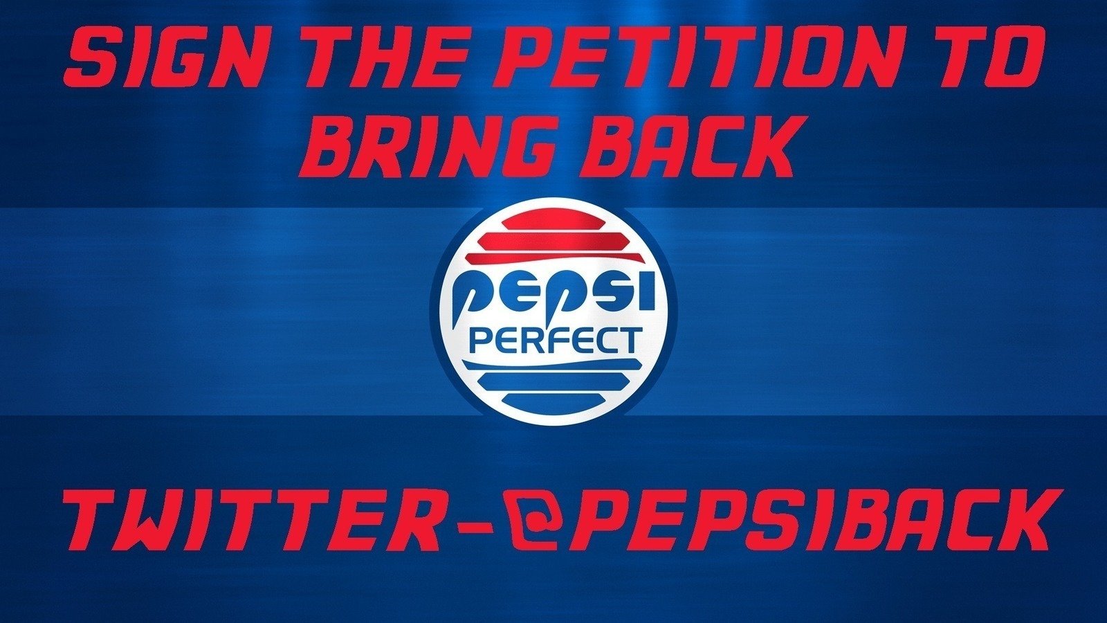 Petition · Bring back Pepsi Perfect - Hayward, United States · Change.org
