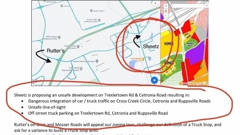 Petition · Stop Sheetz at Rte 100 and Cetronia Road - United States ...