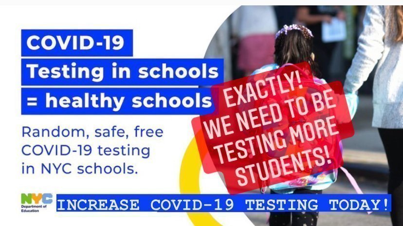 Petition · We Demand More in school Covid-19 testing in NYC public ...