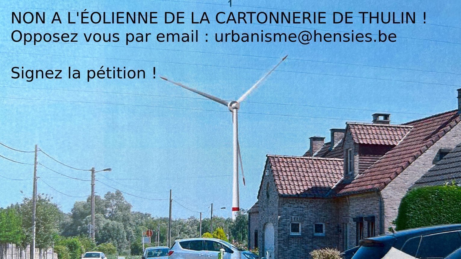 Pétition · Voulez-vous la 3ème plus haute éolienne de Belgique à Thulin ...