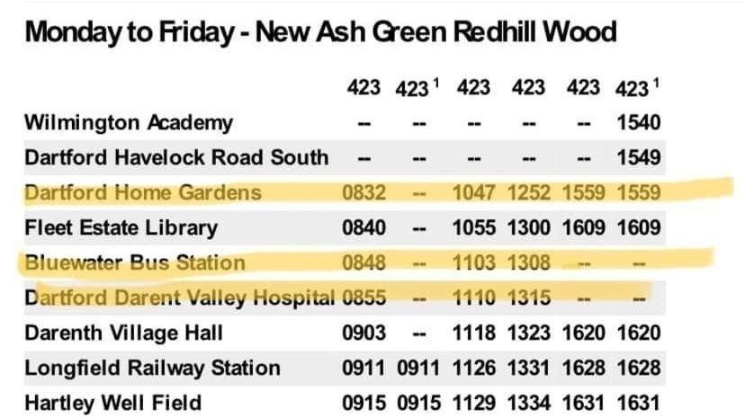 Petition · Save New Ash Green's buses - United Kingdom · Change.org