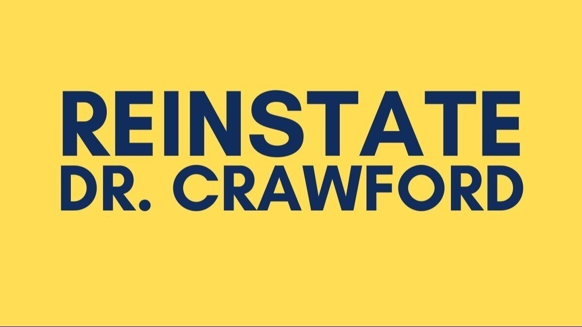Petition · Reinstate Dr. James Crawford as Superintendent of the ...