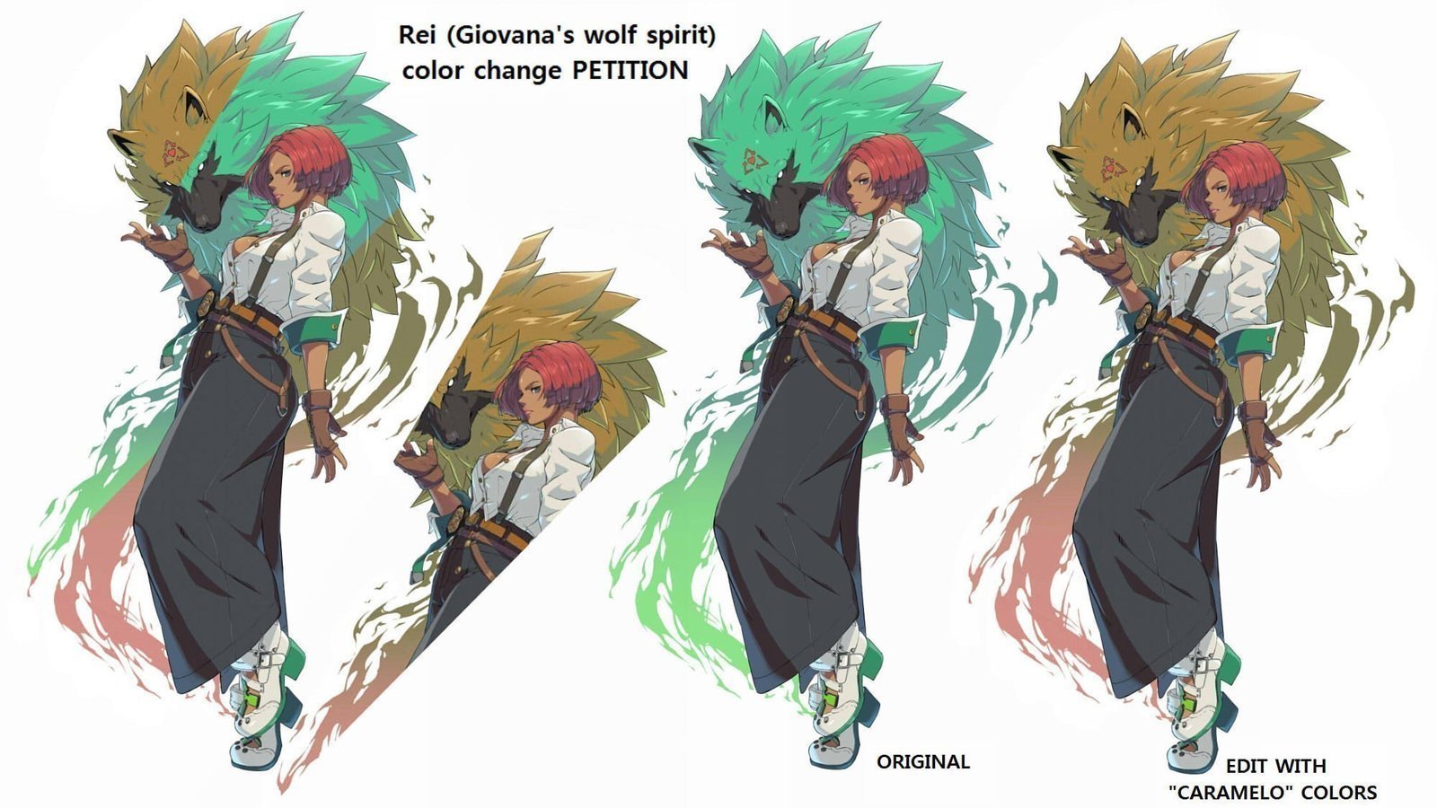 Abaixo-assinado · Rei (Giovana's wolf spirit) color change to CARAMELO ...