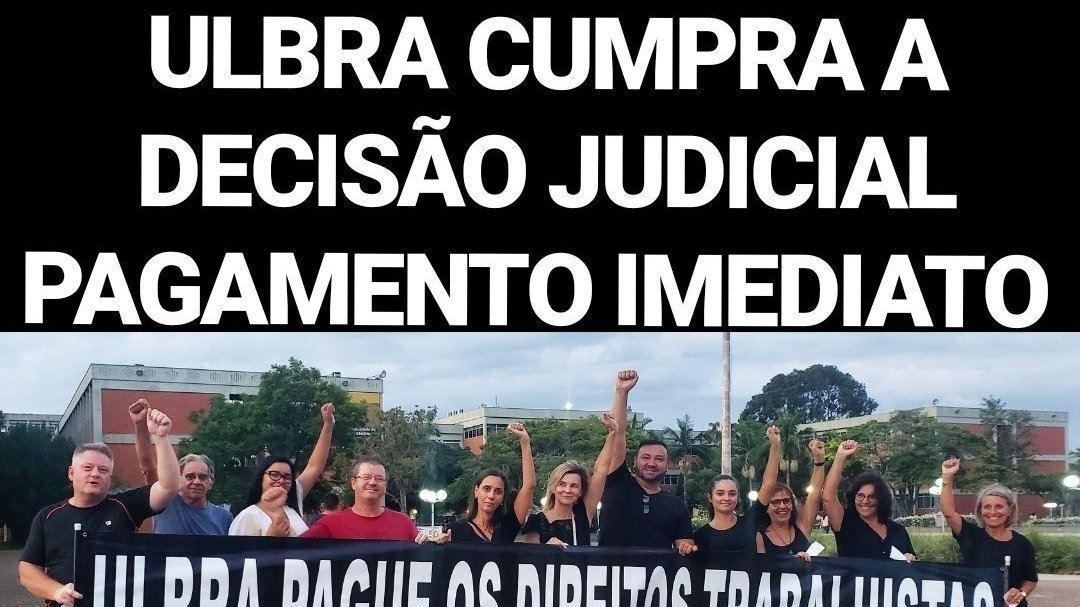 Abaixo-assinado · AELBRA/ ULBRA: cumpra a determinação de honrar seus ...