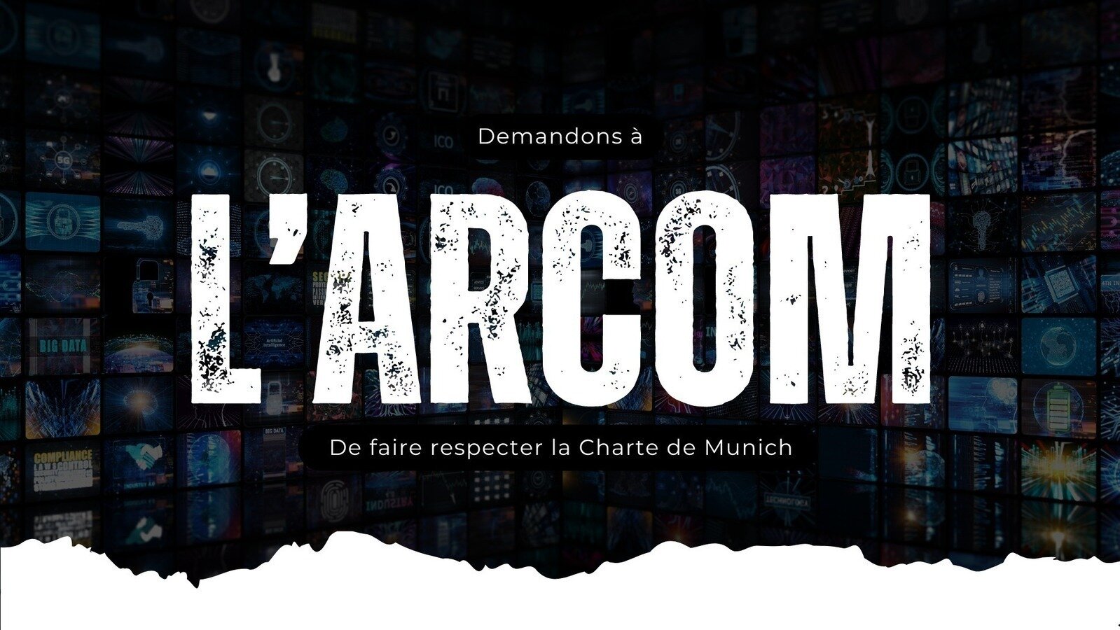 Pétition · Rappel et Sanctions de l'ARCOM contre les Médias Mainstream ...