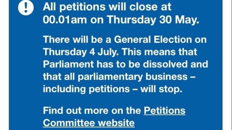Petition · Stop early cut off of active UK gov petitions & run them for ...