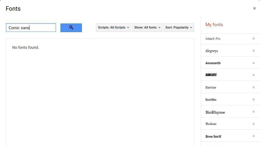 Petition · BRING BACK THE COMIC SANS FONT ON GOOGLE DOCS - United ...