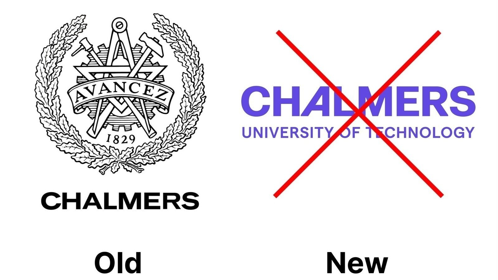 Petition · Change back to the old Chalmers logo - Gothenburg, Sweden ...