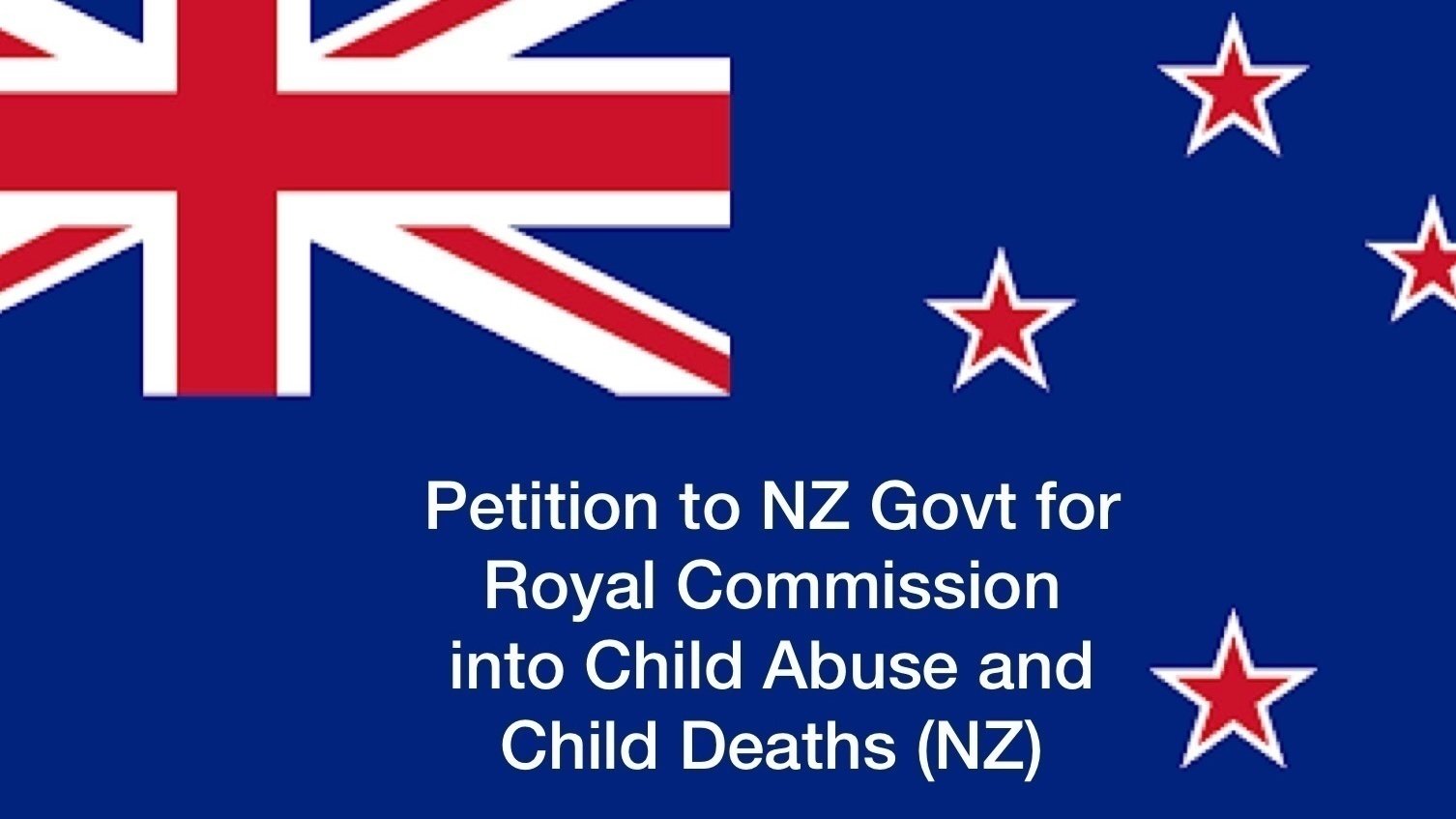 Petition · Royal Commission into child abuse & child abuse related ...