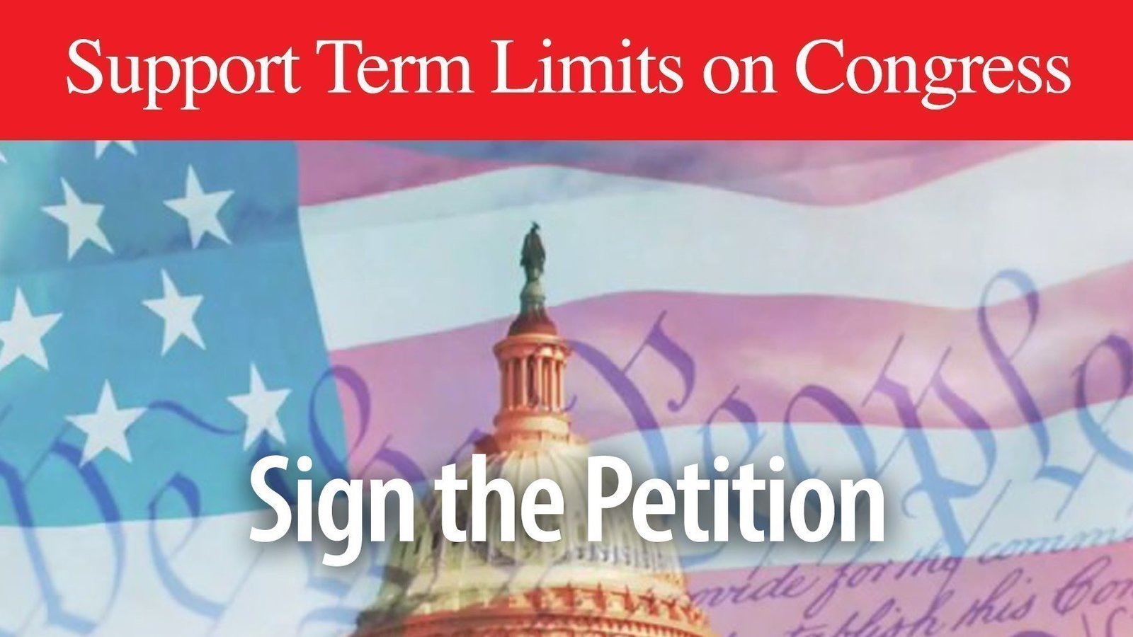 Petition · Term Limits for Congress - United States · Change.org