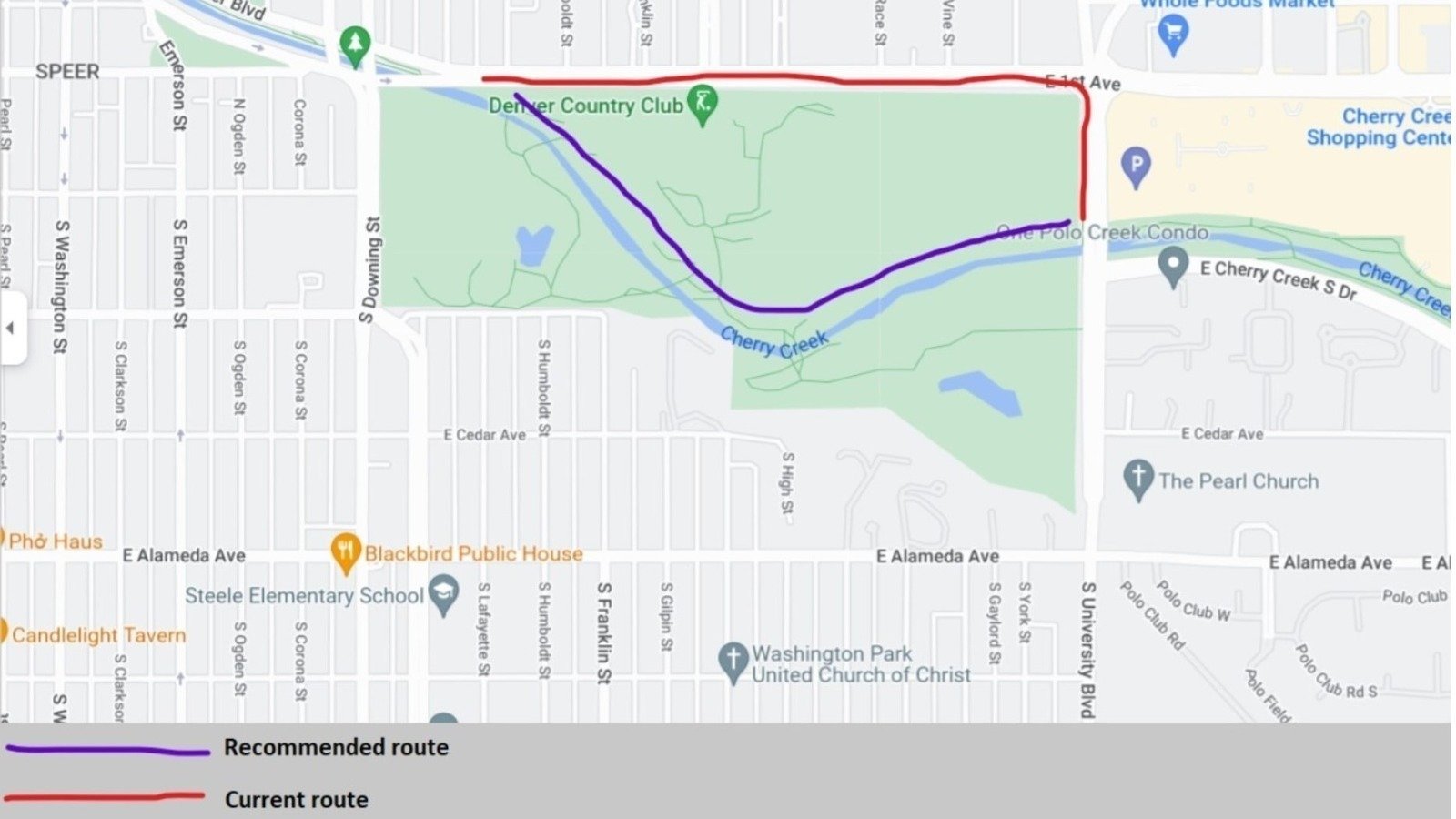 Petition · Build Cherry Creek Trail THROUGH Country Club - United ...