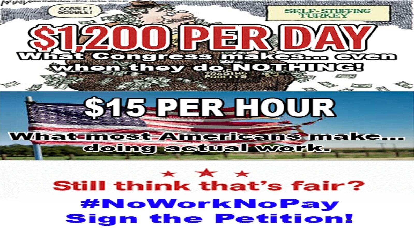 Petition · #NoWorkNoPay: Make Congress Clock In Like the Rest of Us ...