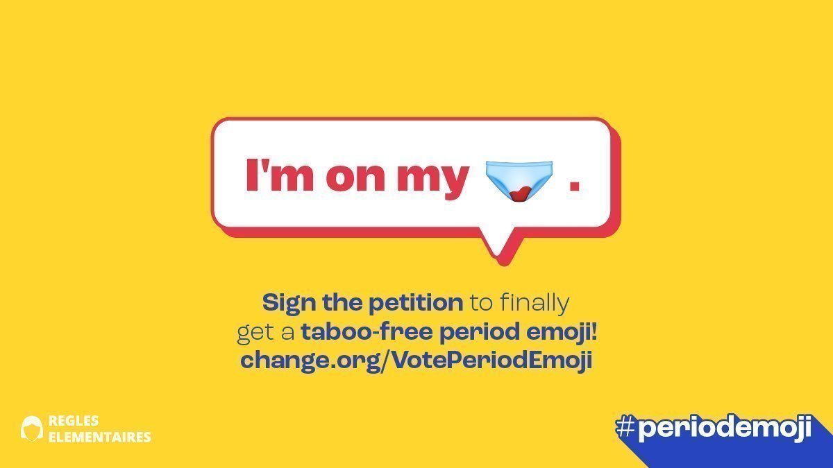 Petition · Fight period stigma with a taboo-free period emoji! - France ...