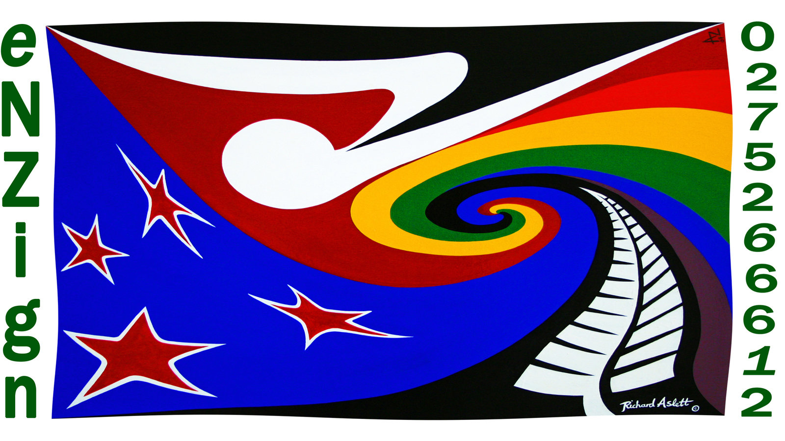 Petition · Make "eNZign" by Richard Aslett the sixth flag option - New ...