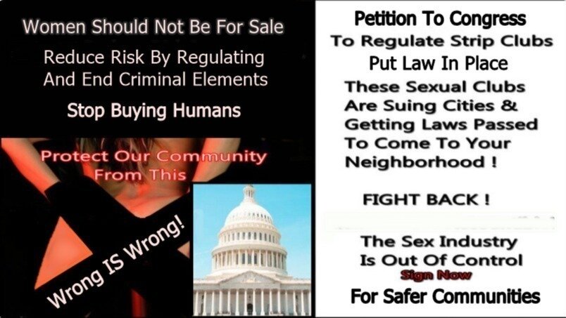 Petition · Enact Zoning Laws for Strip Clubs and Raise Performer Age ...