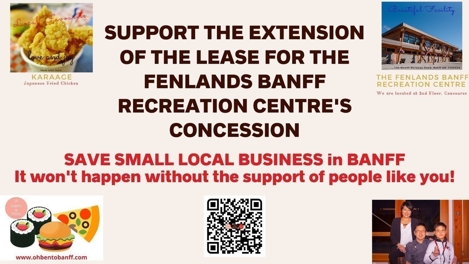 Petition · The Extension of the lease for The Fenlands Banff Recreation ...