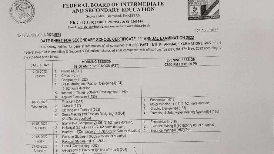 Petition · Board exams datesheet - Pakistan · Change.org