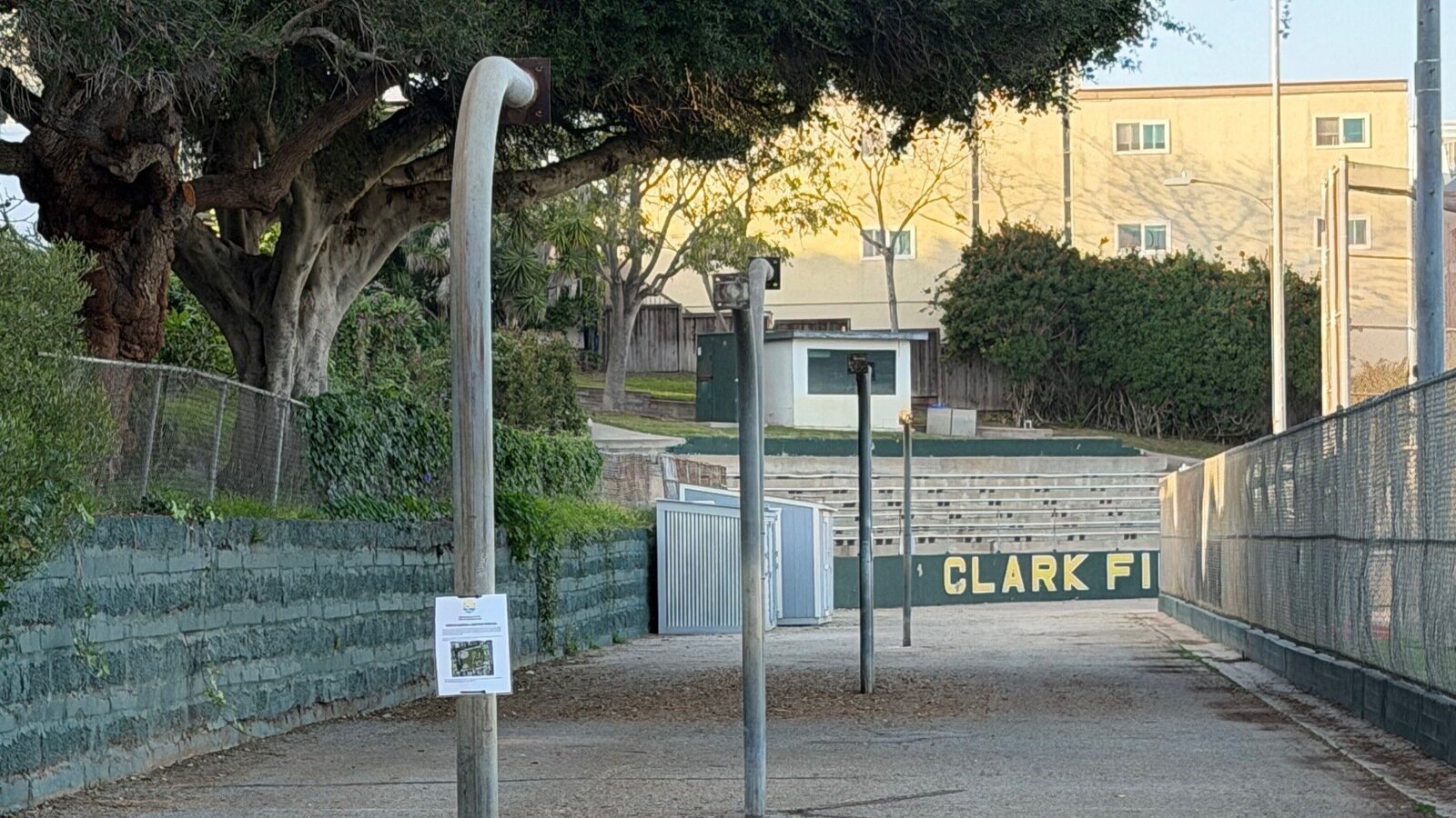 Petition · Reinstall basketball backboards and rims at Clark field ...