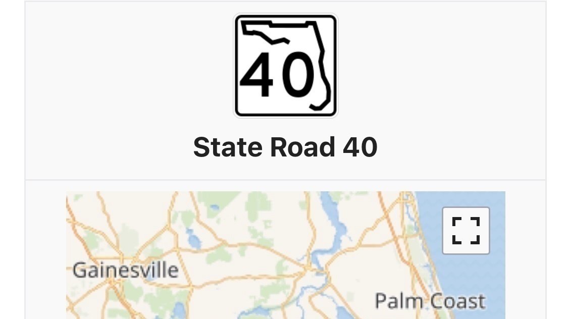 Petition · Widen the FL State Road 40 to 4 lanes. - United States ...