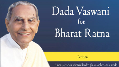 Petition · Dada Vaswani for Bharat Ratna! - India · Change.org