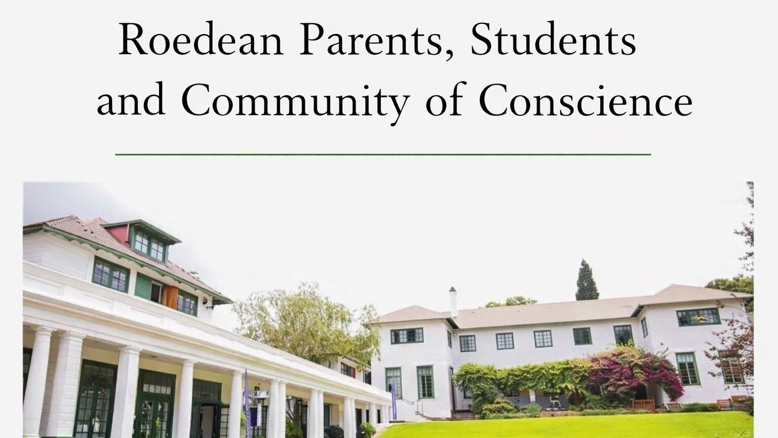 Petition · Response to Rodean Board Apology and Defence of Parental and ...