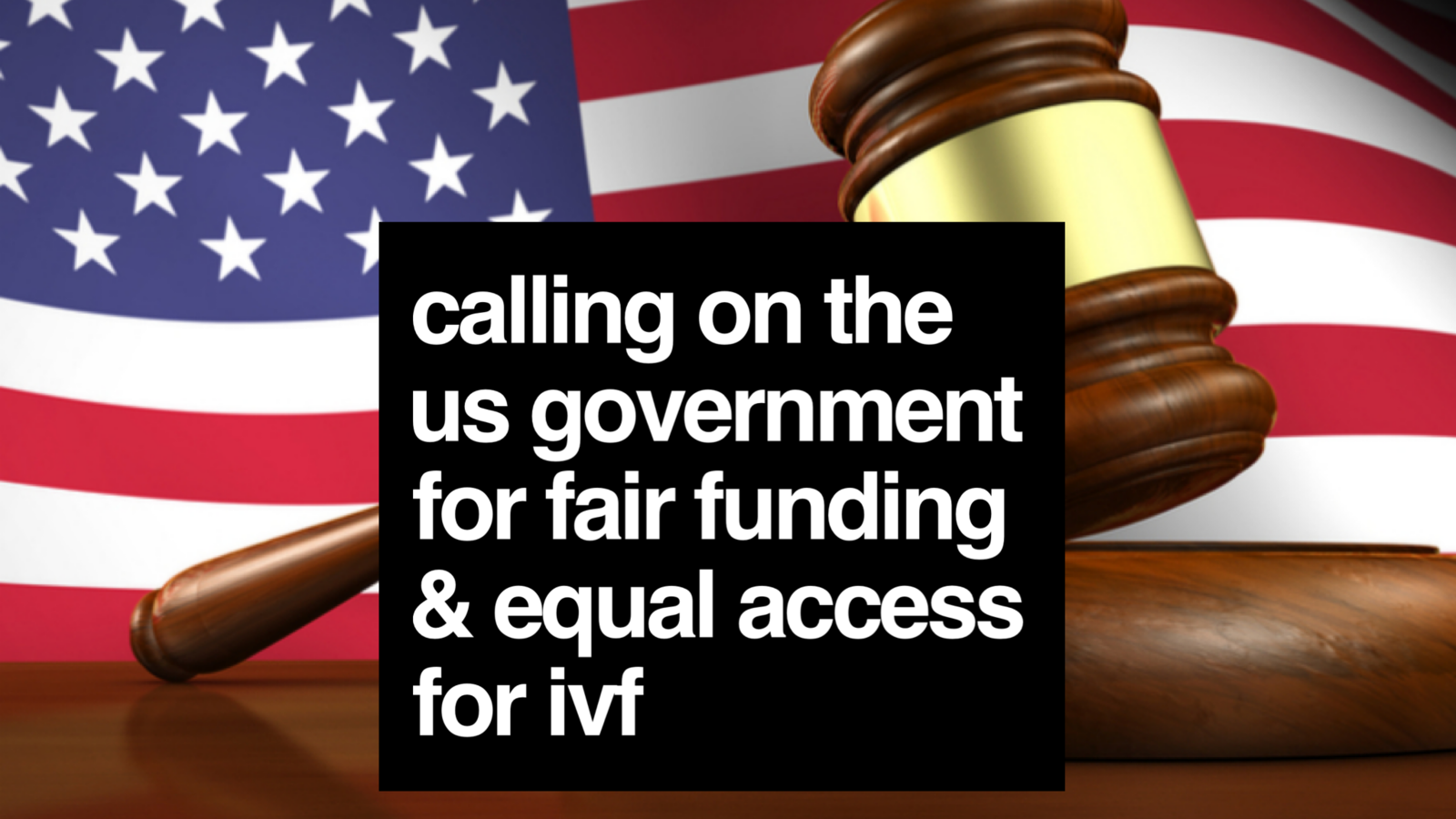 Petition · Calling on US government for fair funding & equal access for ...