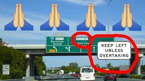 Petition · Please install "KEEP LEFT UNLESS OVERTAKING" signs on ...