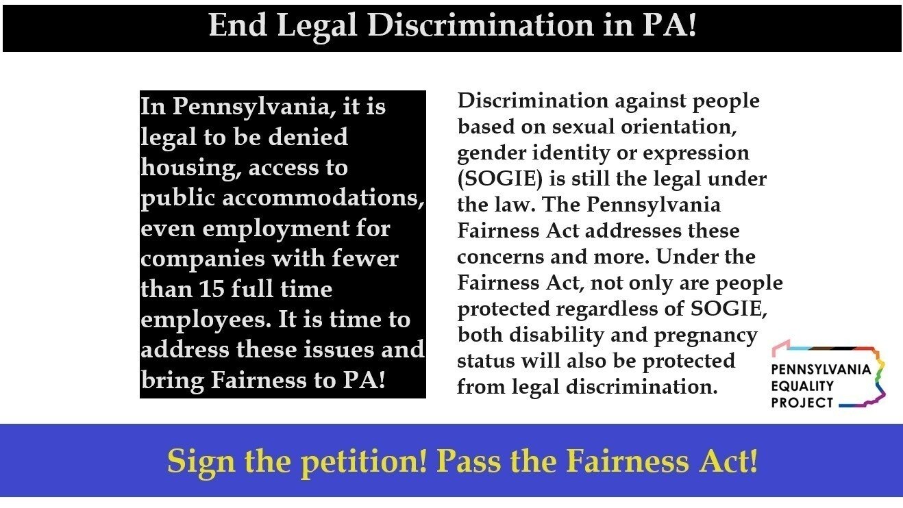 Petition · Pass the PA Fairness Act - United States · Change.org