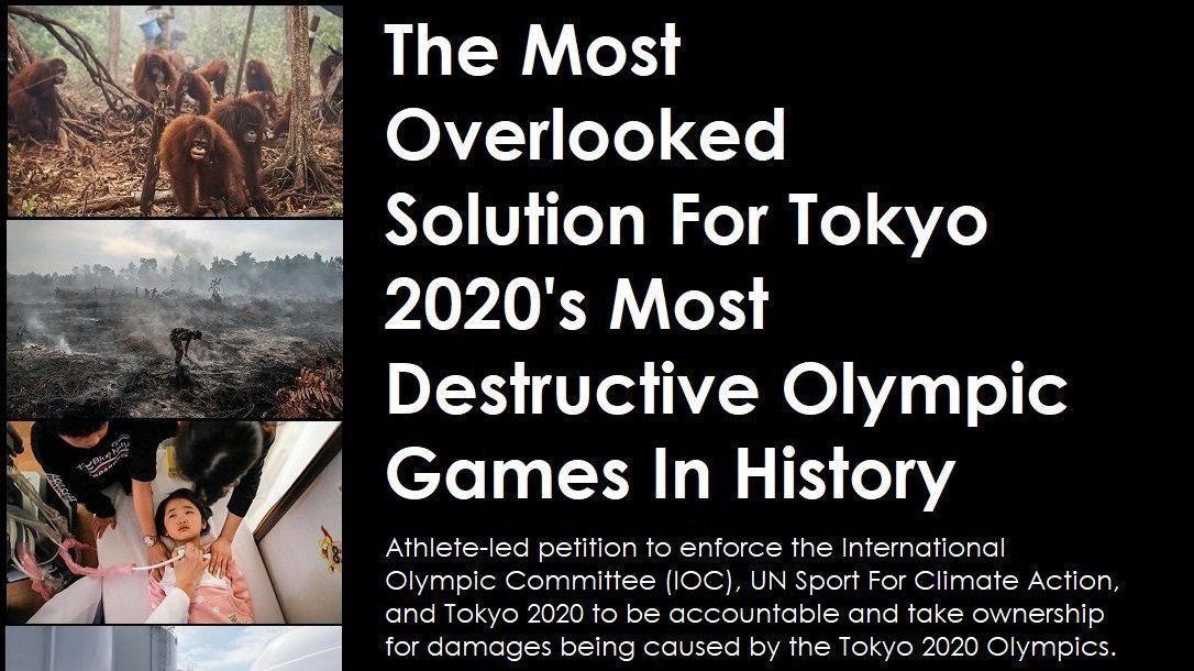 Petition · The Most Overlooked Solution For Tokyo 2020's Most ...