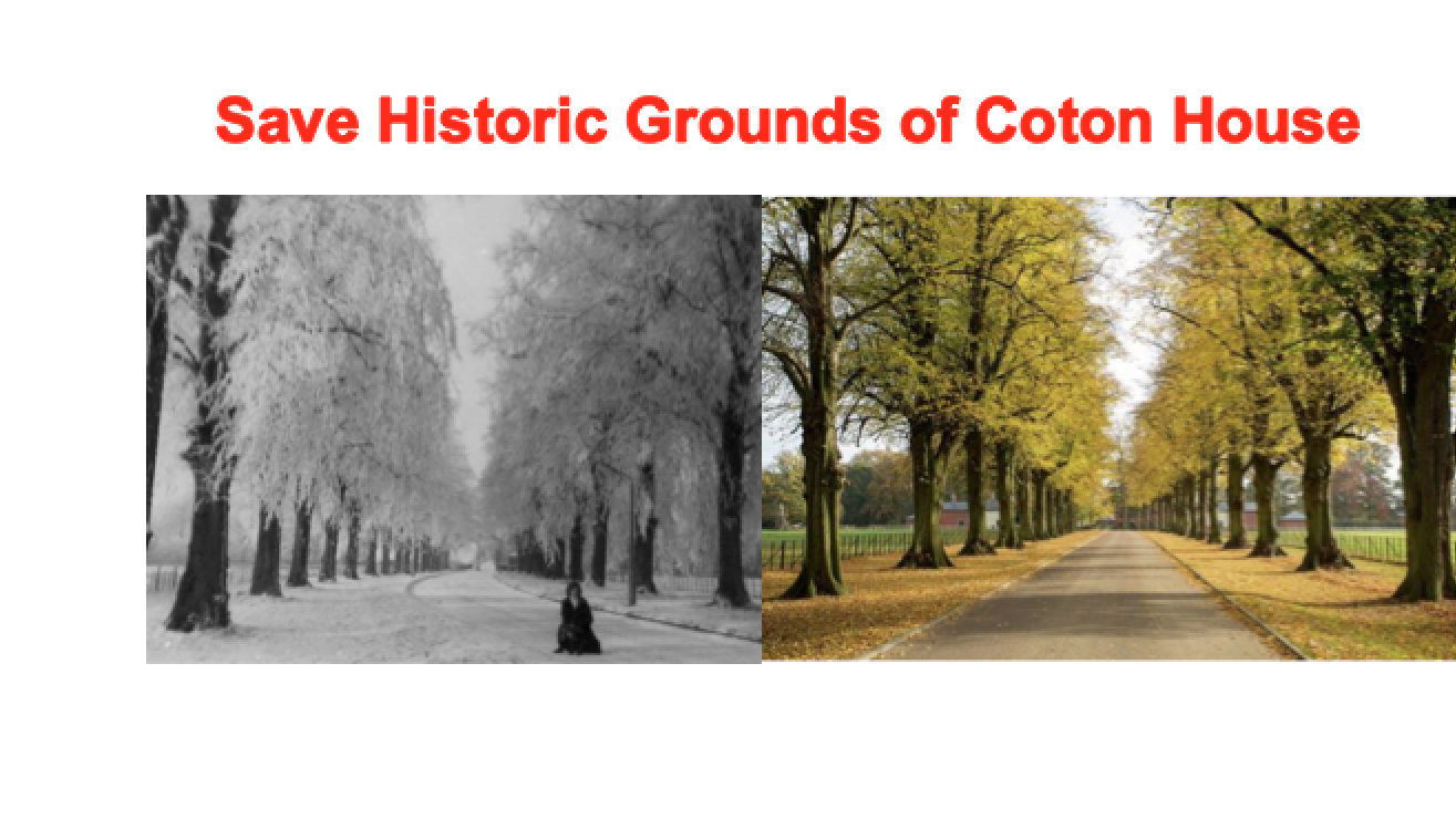 Petition · Object Future Construction on the Historic Grounds of Coton ...