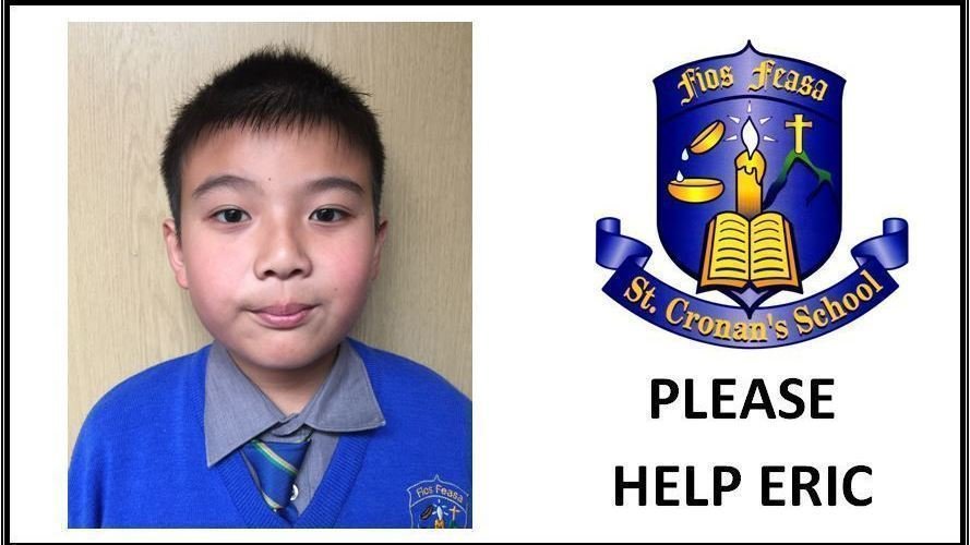 Petition · Help 9-Yr Old Eric - Ireland · Change.org