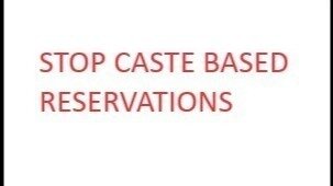 Petition · Eliminate Caste-Based Reservations in India, Promote Merit ...