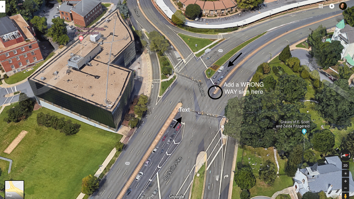 Petition · Petition to add a WRONG WAY sign at the intersection of ...