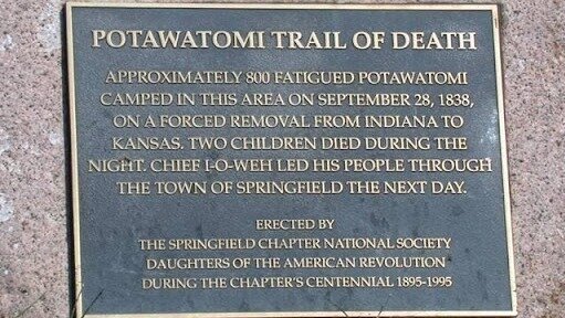 Petition · Fund a Commemorative Memorial for the Potawatomi Trail of ...