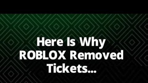 Petition · ROBLOX should bring back tickets? - United States · Change.org