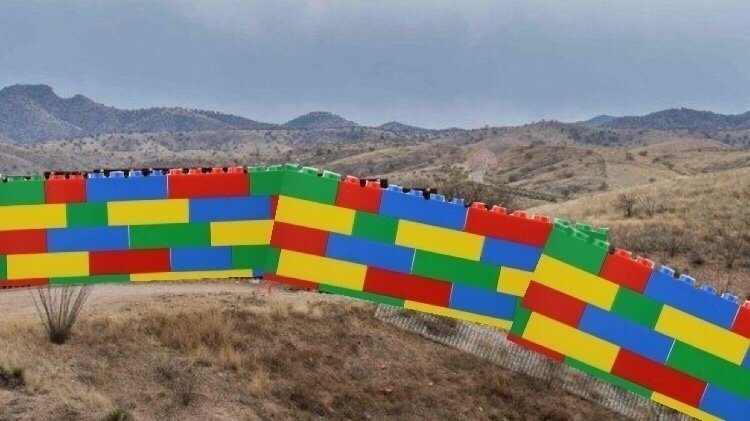 Petition · Build the wall out of giant legos made out of recycled ...
