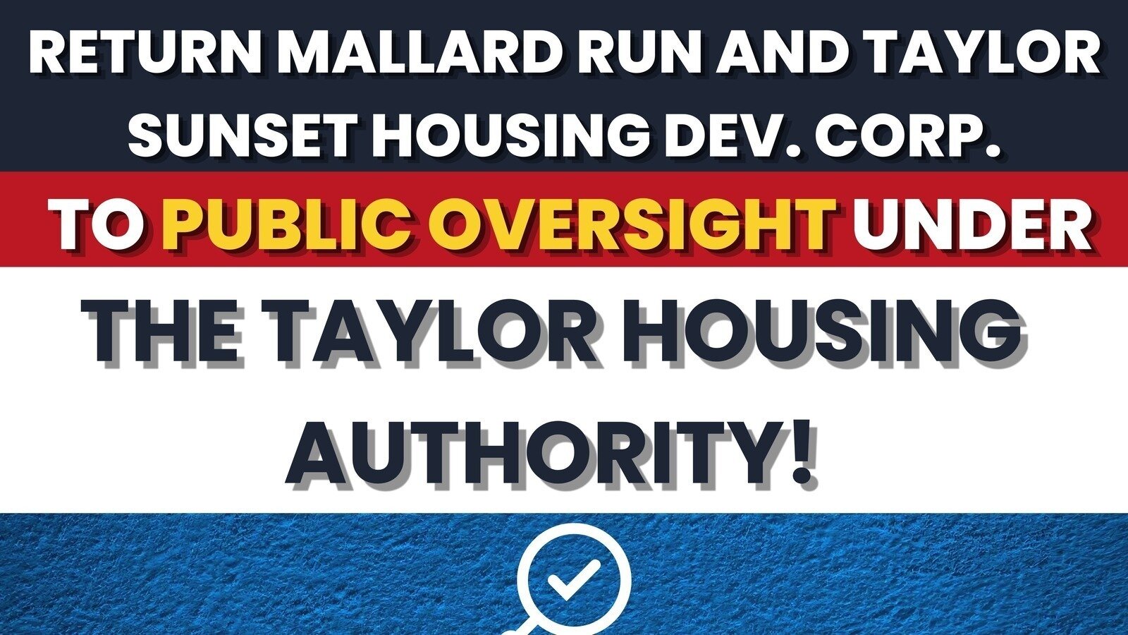 Petition · Restore Public Oversight to Rogue Housing in Taylor - Taylor ...
