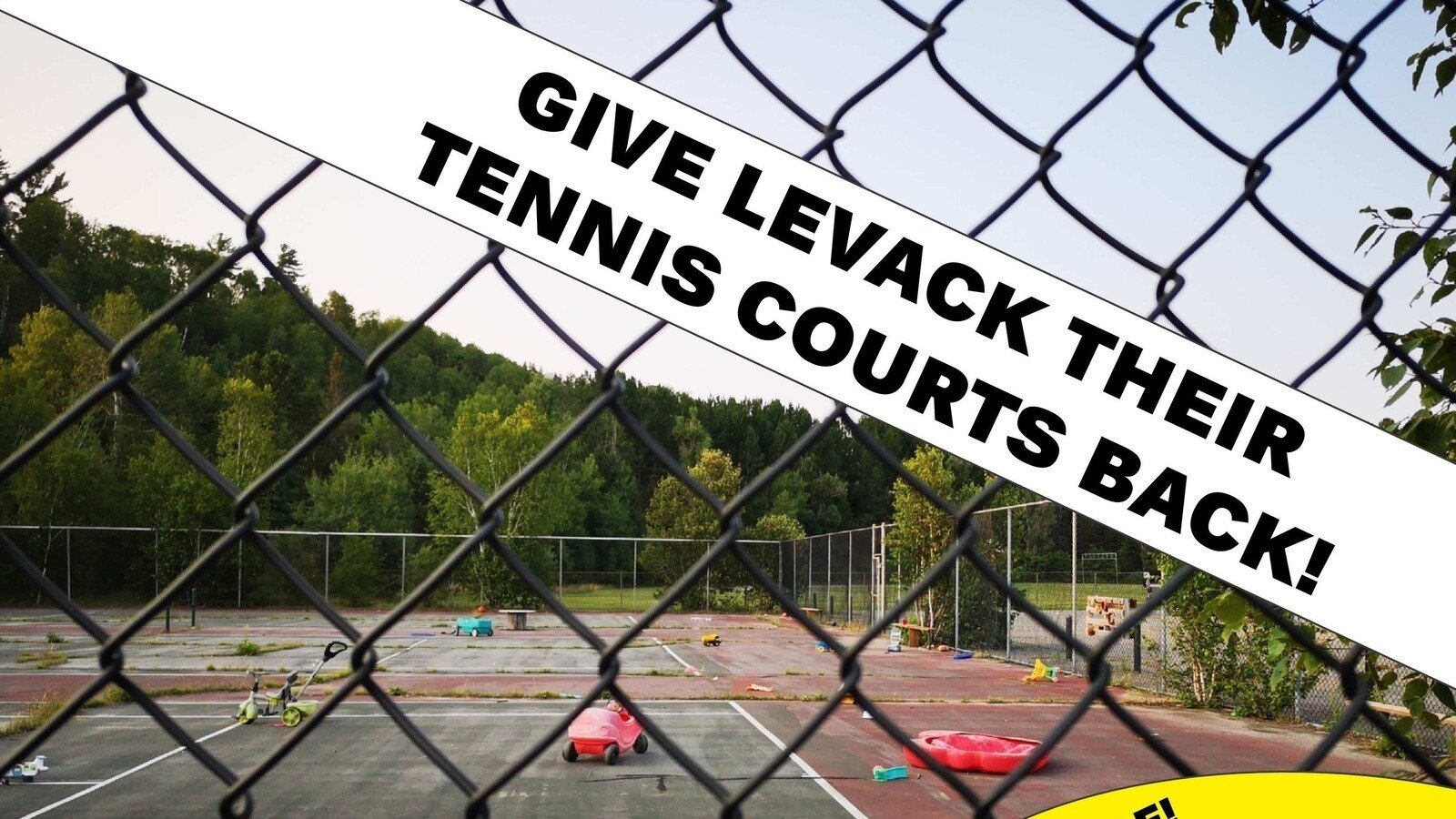 Petition · Give LEVACK their TENNIS COURTS back! - Greater Sudbury ...