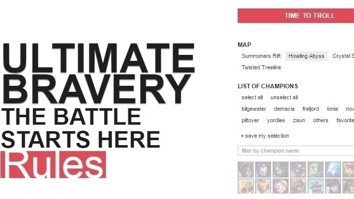 Petition · Make Ultimate Bravery a rotating game mode in League of ...