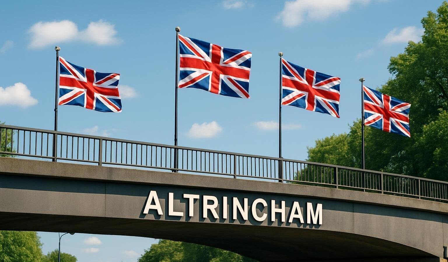 Petition · Stop the removal of union jack flags from Altrincham flyover ...