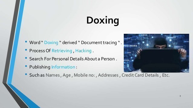 Petition · It's time to make doxing a criminal offense and preserve ...