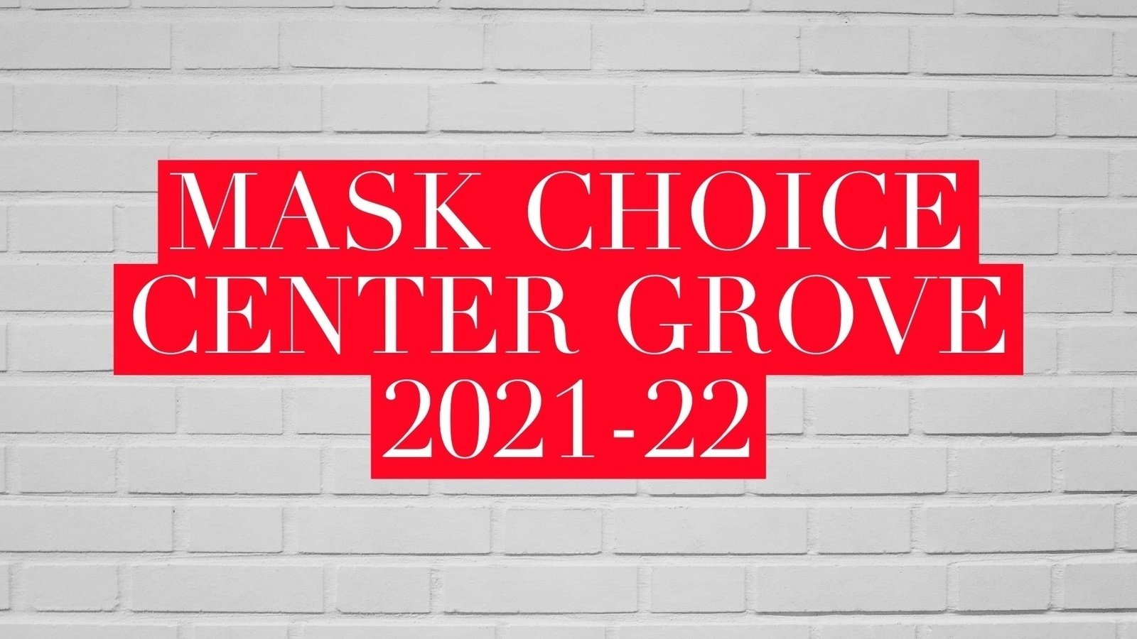 Petition · Mask Choice CGCSC 2021/22 - United States · Change.org