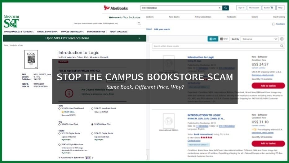 Petition · Stop the Campus Bookstore Scam - Rolla, United States ...