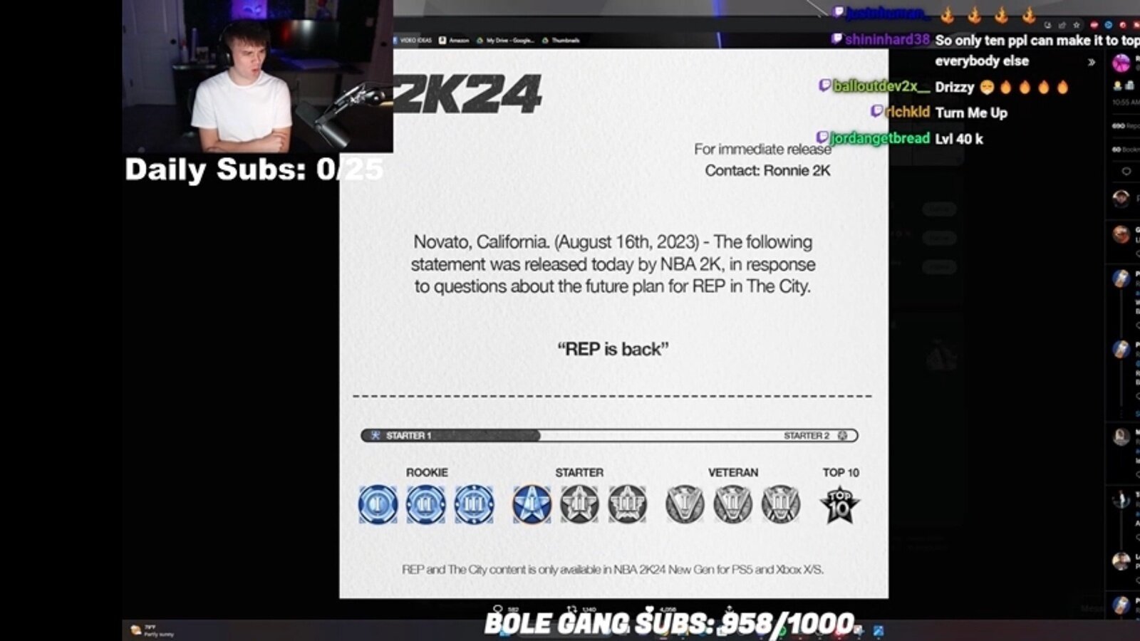 Petition · Bring Back 2k20's Rep System for 2k24 Current Gen - United ...