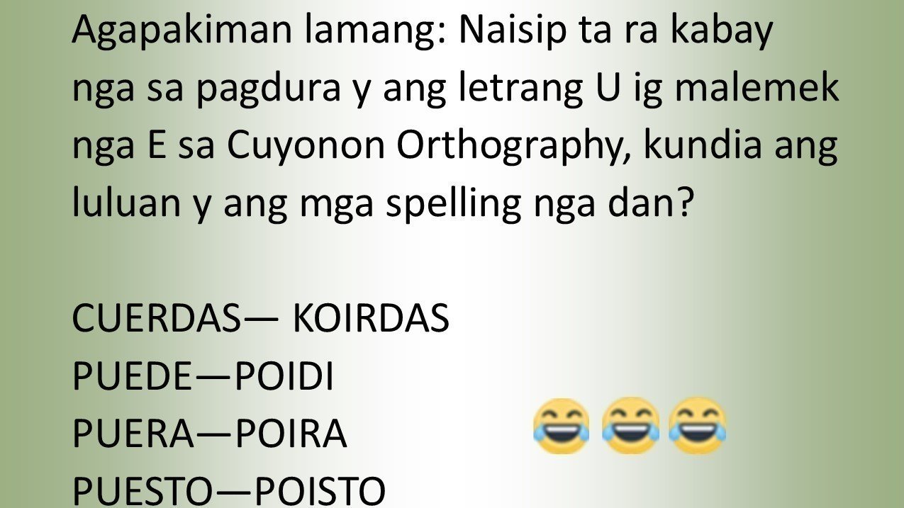 Petition · Reject the E&S Orthography; Support the DepEd Researched ...