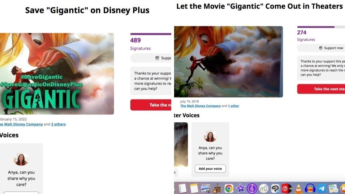 Petition · Revive "Gigantic" as a New-Designed Disney+ Animated ...