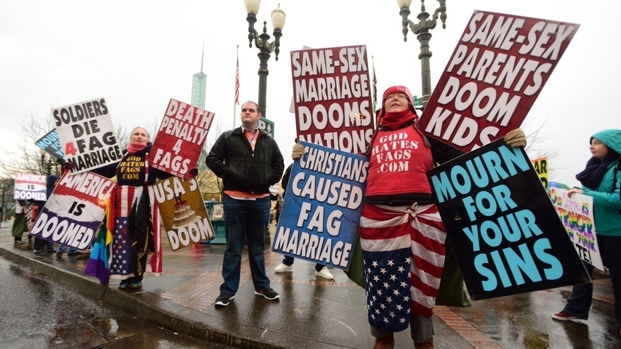 Westboro Baptist Church Signs God Hates Fags