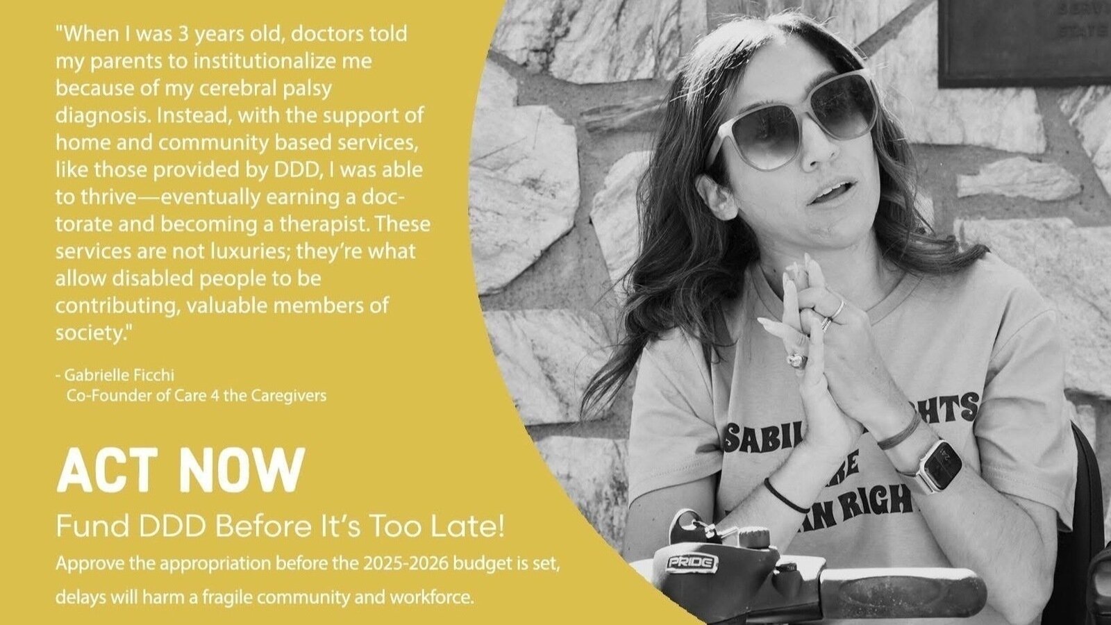 Petition · Support Gap Funding for Arizona's Division of Developmental ...